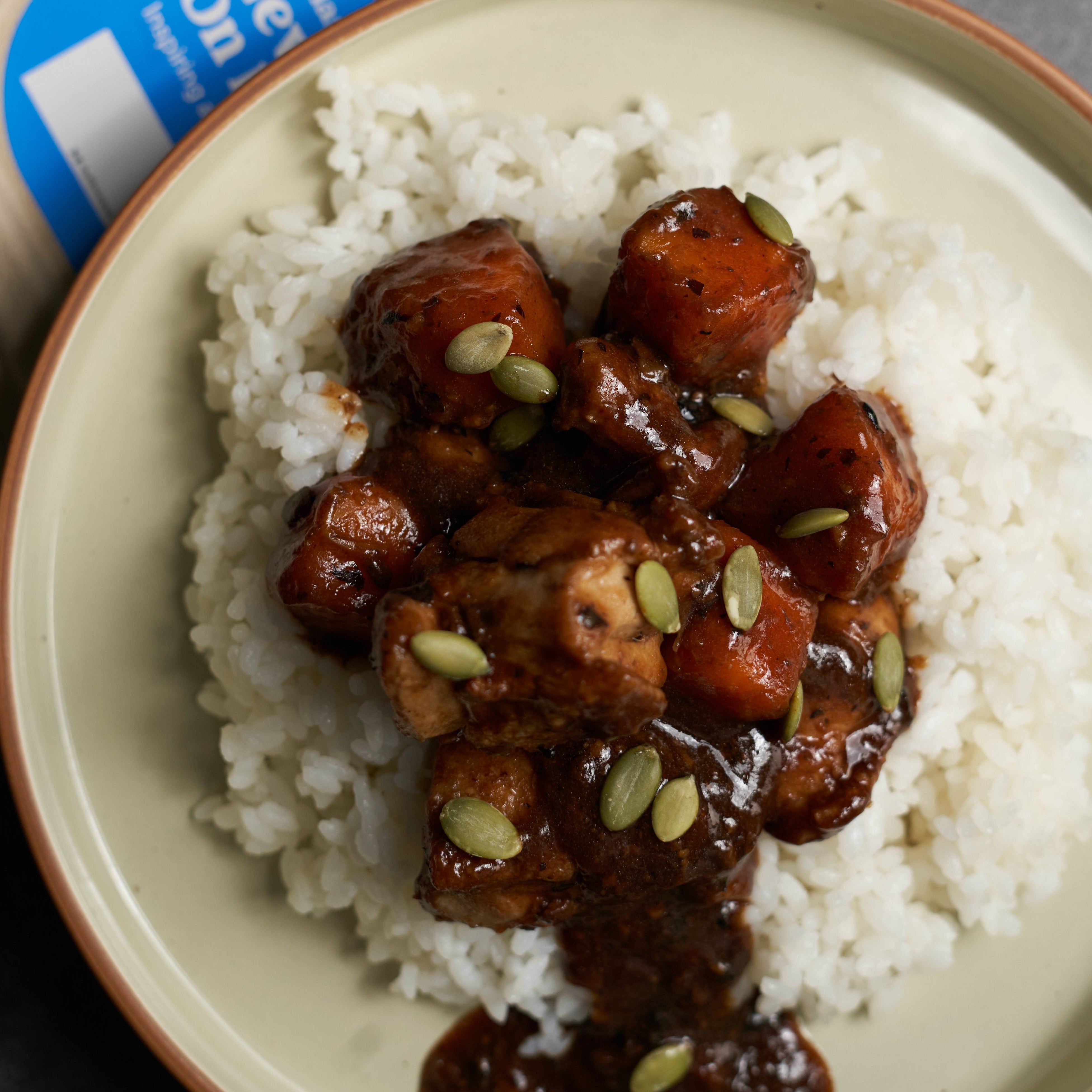 Braised Chicken with Pumpkin, Fermented Black Beans & Steamed Jasmine ...
