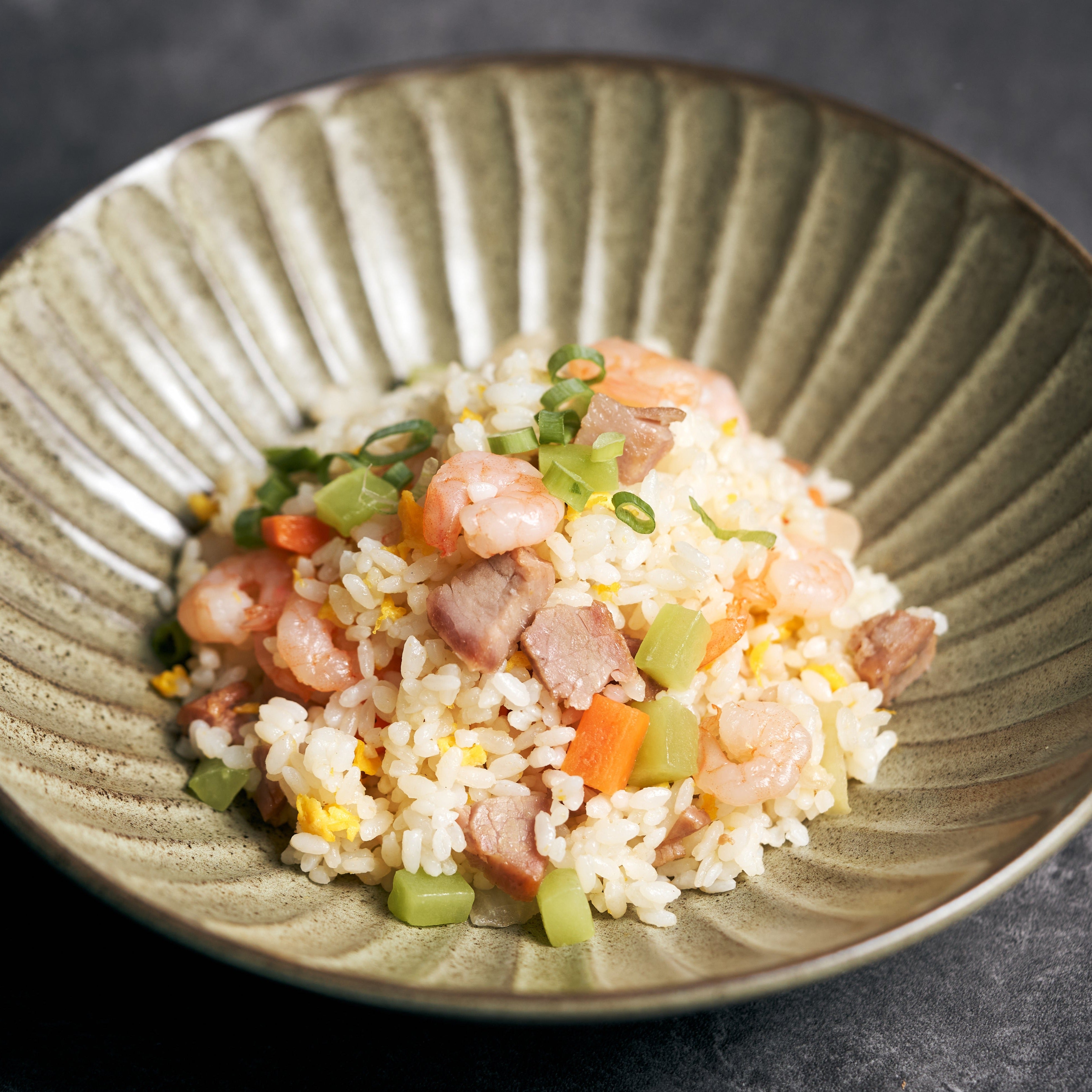 Yangzhou Fried Rice With Pork & Prawns – Nutrition Kitchen HK